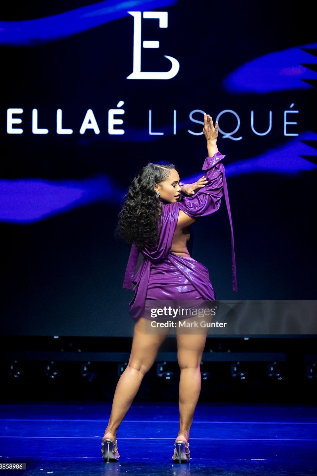 Athena Purple Metallic Cutout Drape Mini Dress – Ellaé Lisqué